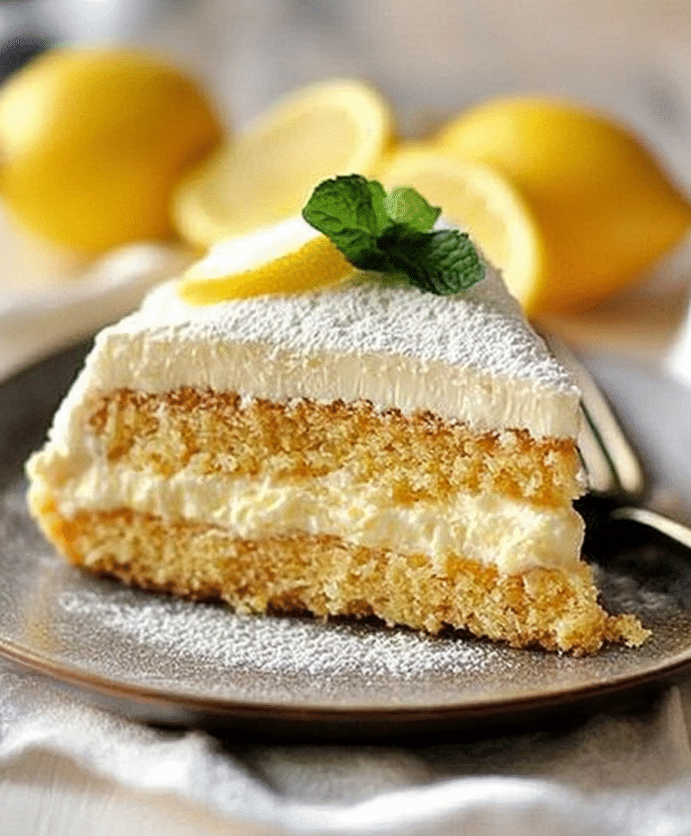 Italian Lemon Cream Cake is a Delightful Recipe! • Nannyis Recipes