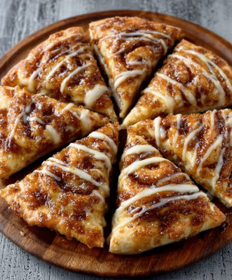 Cinnamon-Sugar Pizza with Crescent Rolls: A Sweet Treat!