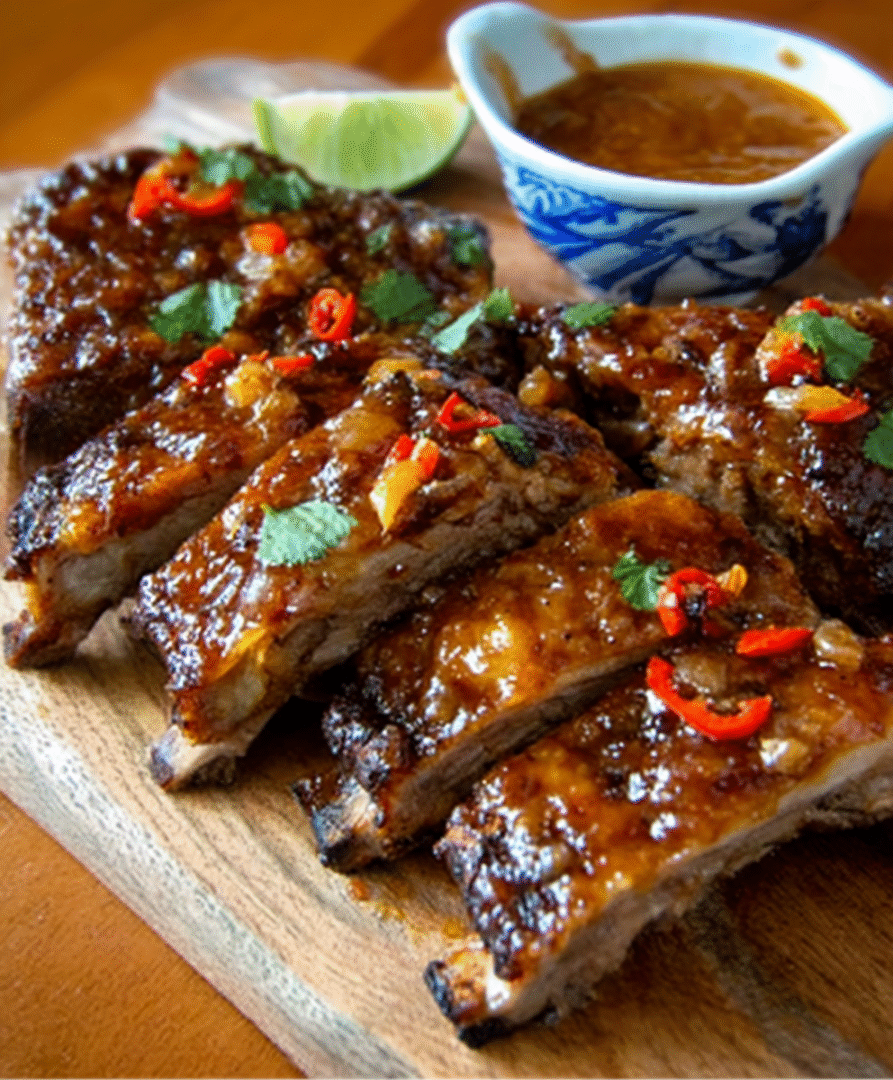 Spicy Mango Glazed Sticky Ribs: A Sweet, Tangy Delight!