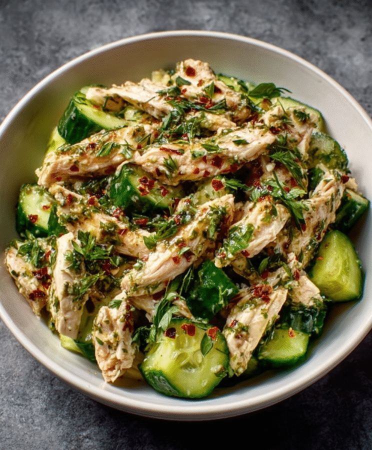 Fresh Cucumber Chicken Salad: Quick, Crunchy Delight!