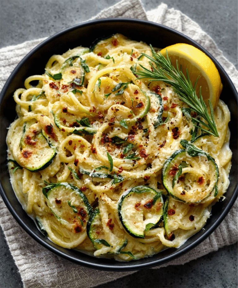 Lemon Butter Ricotta & Zucchini Pasta: A Light Delight!