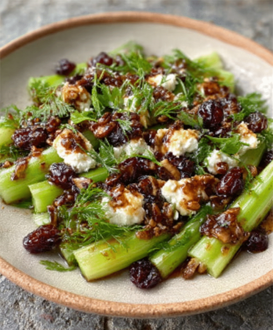 #1 Sweet and Sour Celery Salad: A Refreshing Delight!