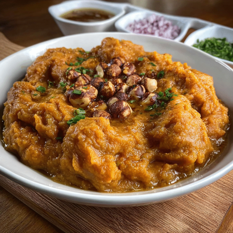 Sweet Potato and Groundnut Mash: Discover a Creamy Delight