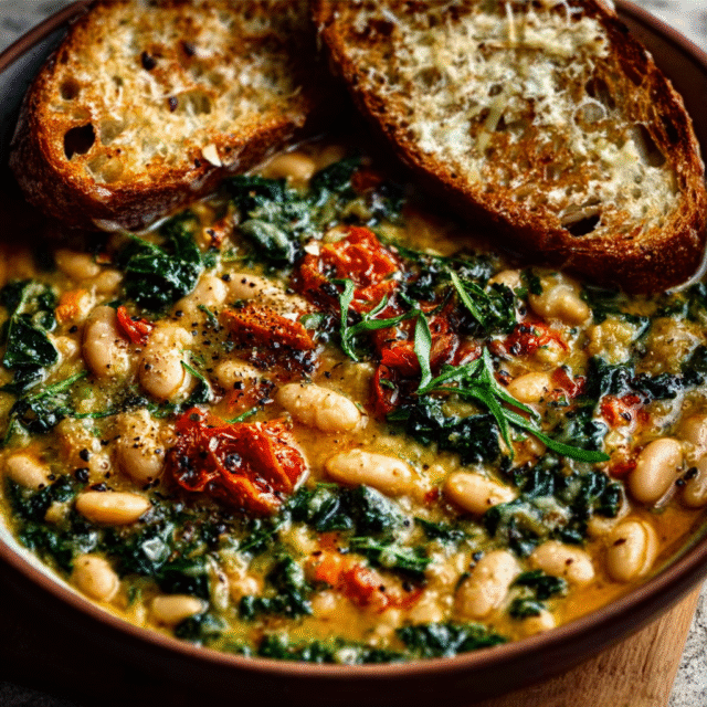 Creamy Tuscan White Bean Soup: A Comforting Delight!