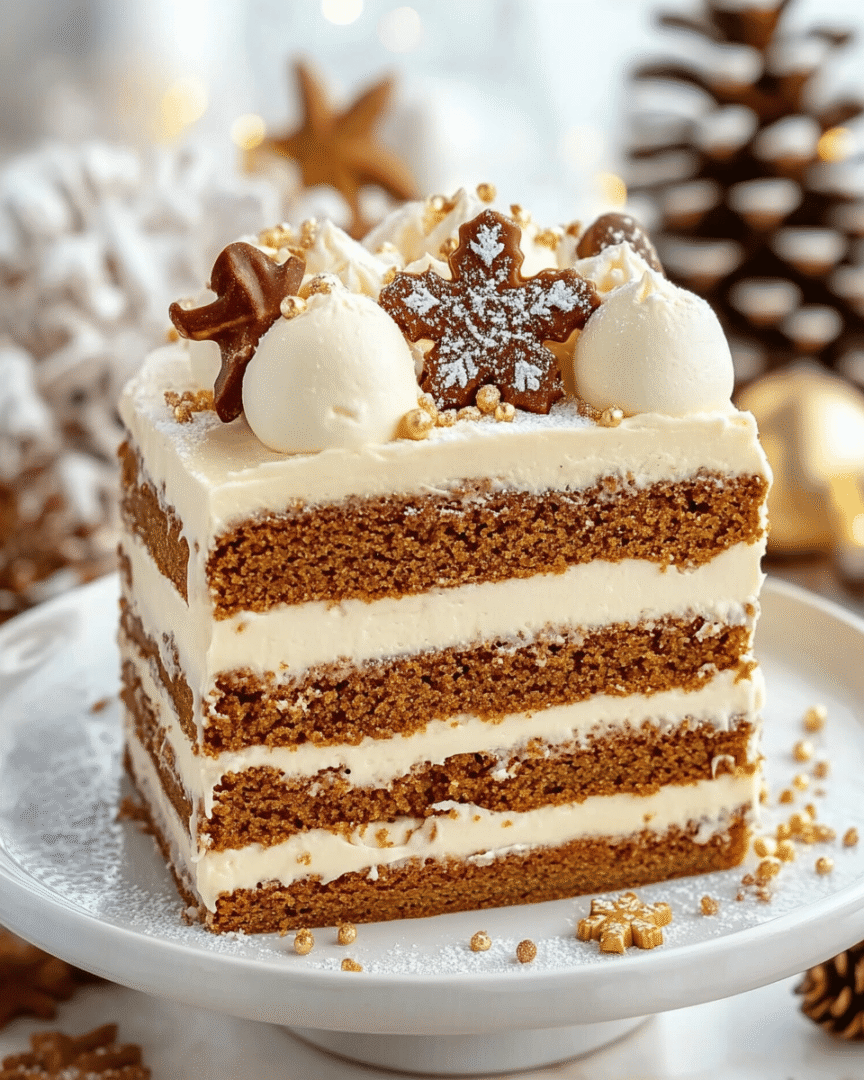 Gingerbread Layer Cake: Discover a Festive Delight!