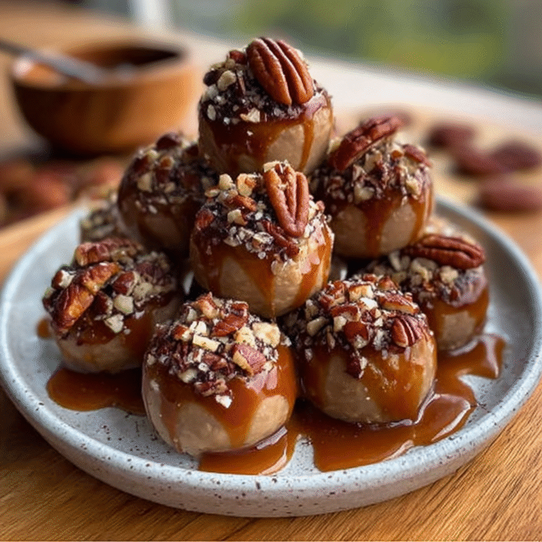 Keto Salted Caramel Pecan Fat Bombs (Sugar-Free) Delight!