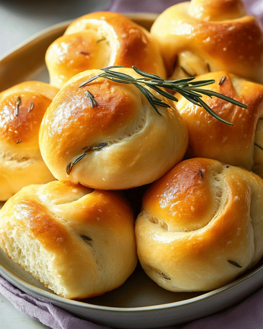 Grandma’s Rosemary Dinner Rolls are a must-try delight!