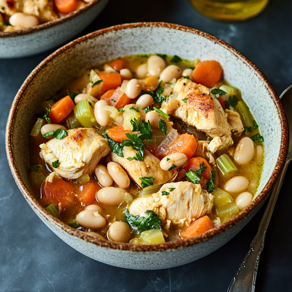 Chicken and White Bean Stew: A Hearty Comfort Food Recipe