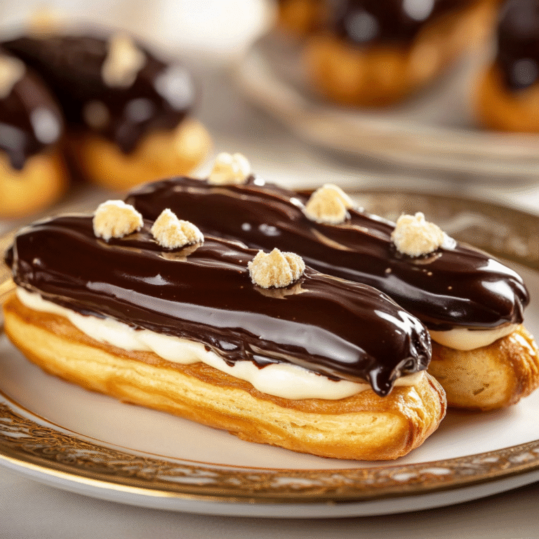 Classic Chocolate Éclairs: Discover the Secret Recipe!