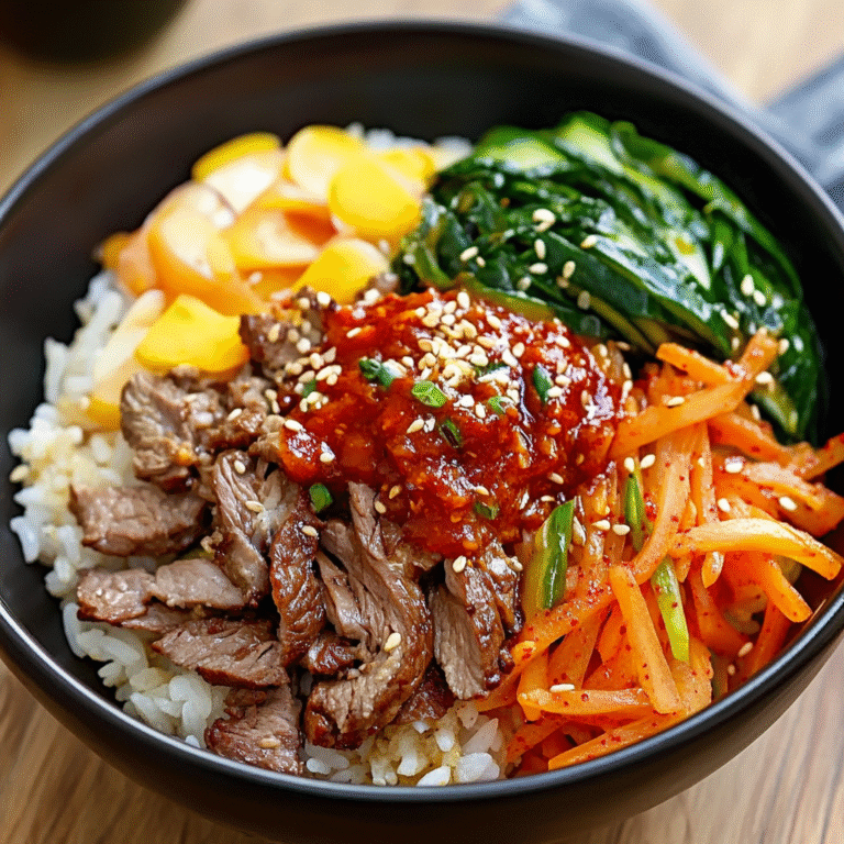 Korean Mixed Rice Bowl with Chili Paste: Try This Delightful Recipe!