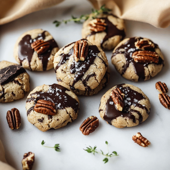 Low-Carb Pecan Softies with Sea Salt and Dark Chocolate promise a ...