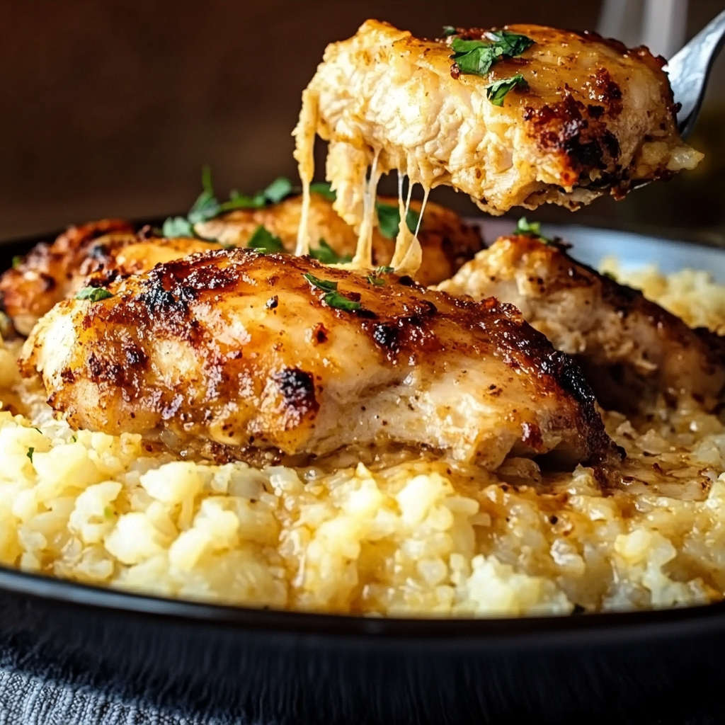 Macau-Style Baked Portuguese Chicken with Cauliflower Rice is a must-try!