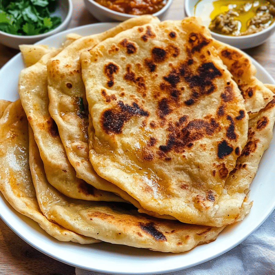 Moroccan Folded Flatbread: Discover Savory Bread Pockets!