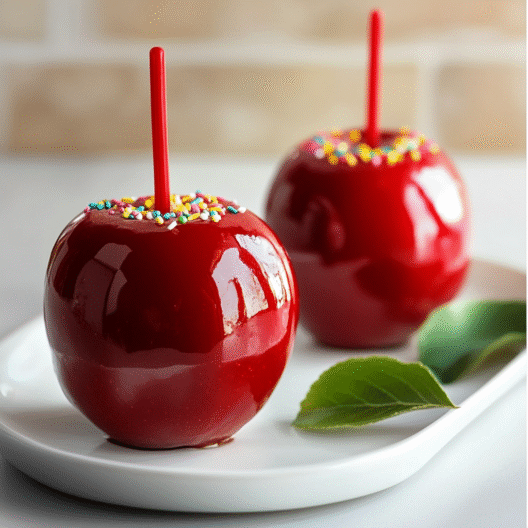 Bright and Crunchy Candy Apples: A Sweet Treat Recipe! • Nannyis Recipes